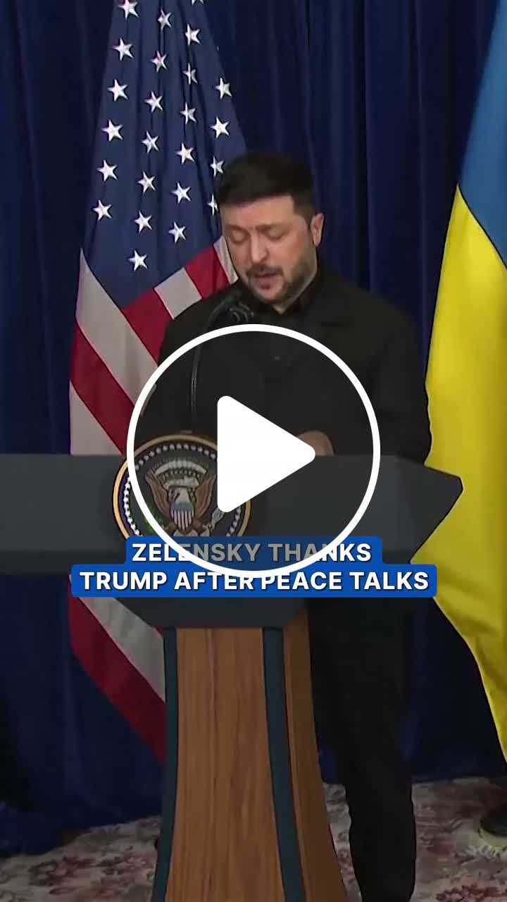 Zelensky thanks Trump after peace talks at Mar-a-Lago (1) - NewsBreak
