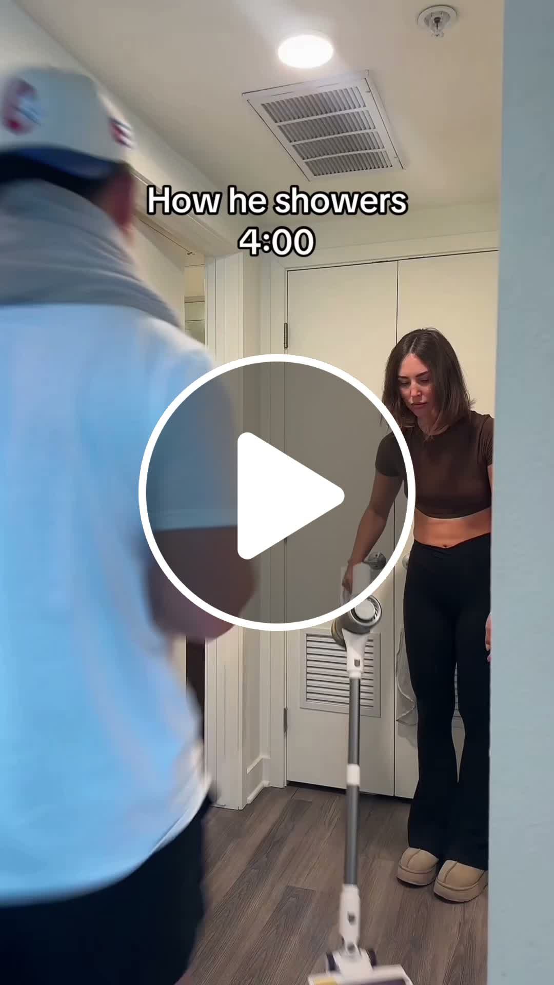 How long boyfriends use the bathroom for 😂 #couple #couplecomedy ...