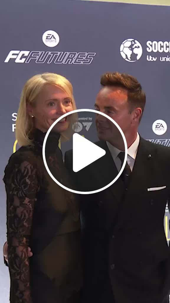 Ant McPartlin poses alongside wife Anne-Marie on the red carpet - NewsBreak