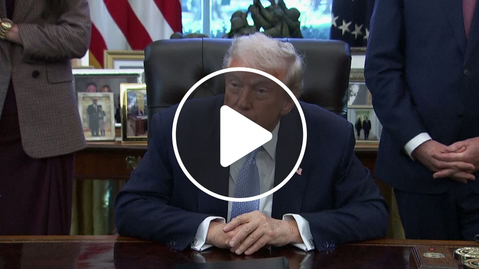 Trump says he is 'all for' releasing the Epstein files - NewsBreak