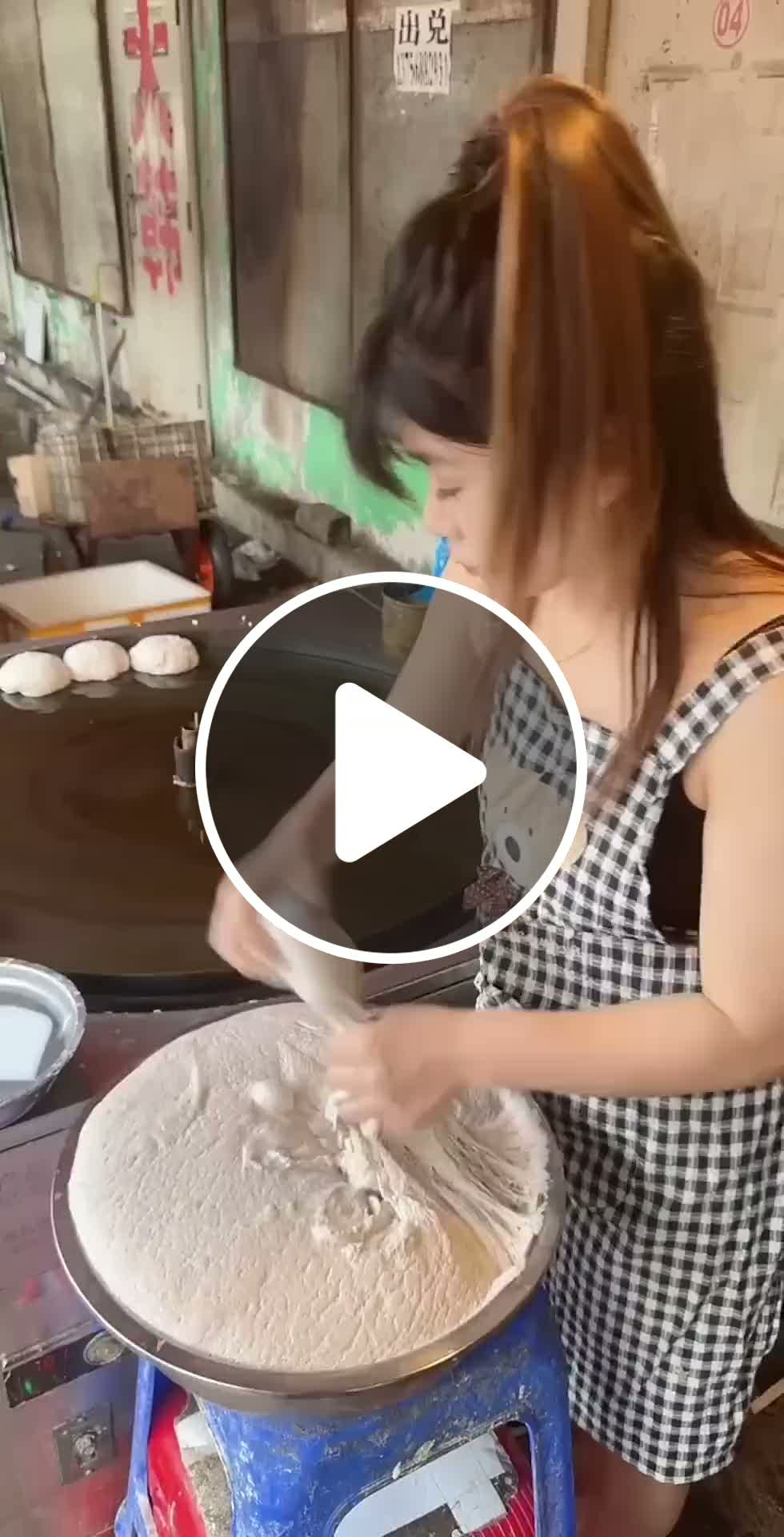 The big pancakes made with Sihemian flour are here. Black and yellow ...