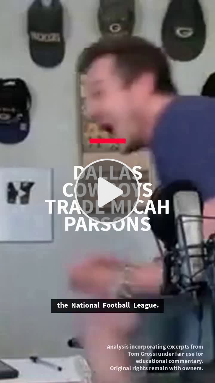 AI news: The Dallas Cowboys put Micah Parsons on the trade block. Amid ...