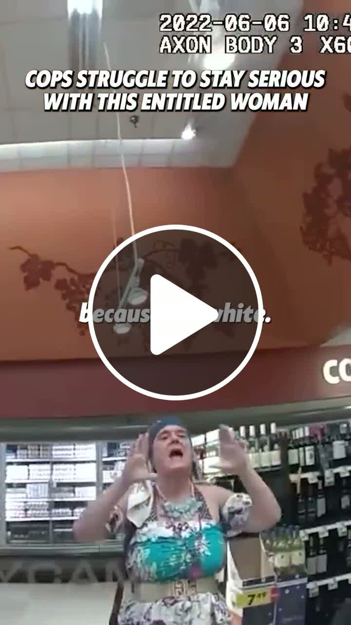 Officers Can't Keep a Straight Face With This Entitled Woman - NewsBreak