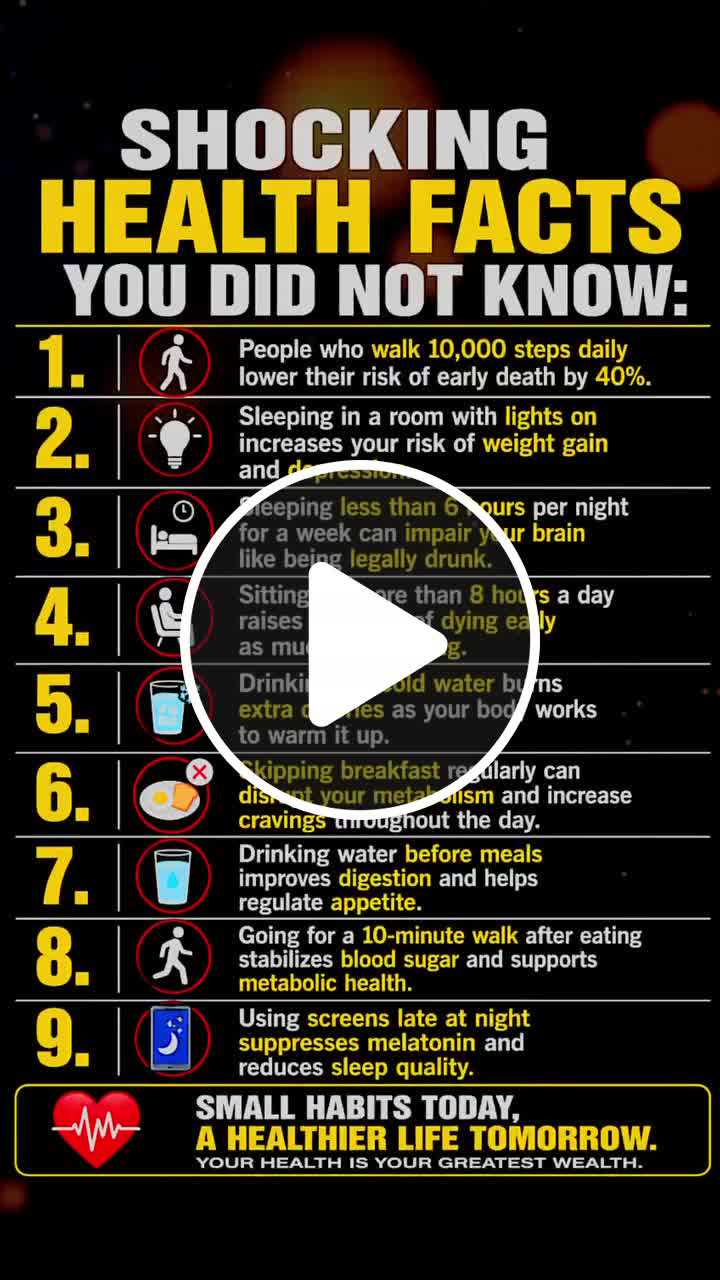 Health facts you didn't know - NewsBreak