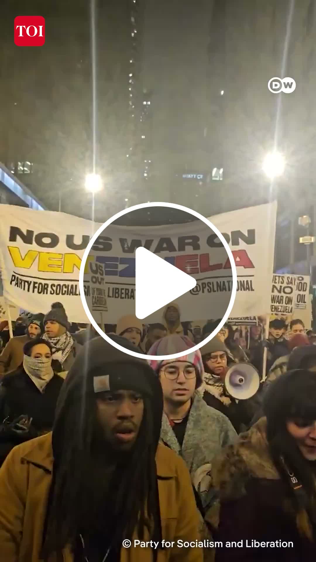 'Hands Off Venezuela': Americans Protest Against Maduro's Capture ...