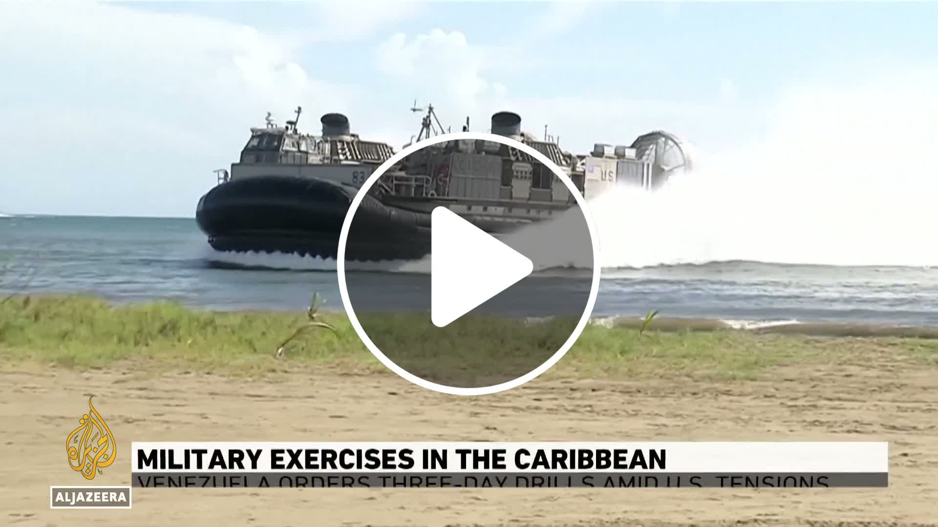 Military exercises in the Caribbean: Venezuela orders three-day drills ...
