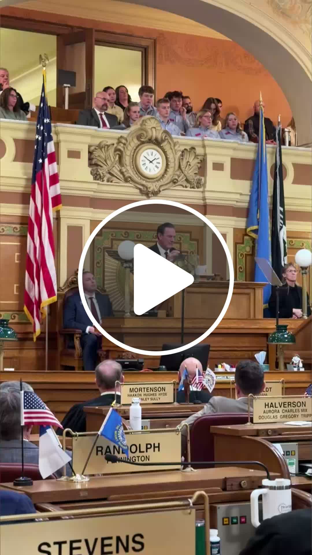 Watch as Gov. Larry Rhoden ends his State of the State address - NewsBreak