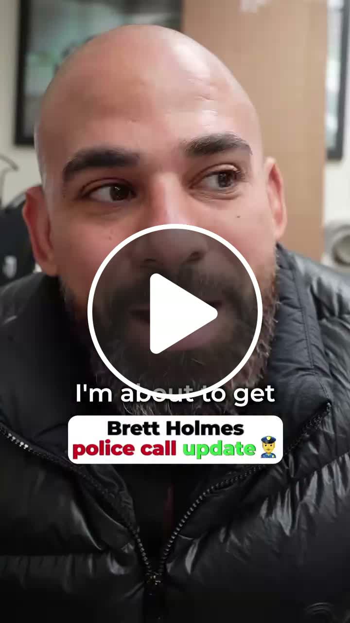 Police phone call update on the Brett Holmes fraud situation # ...