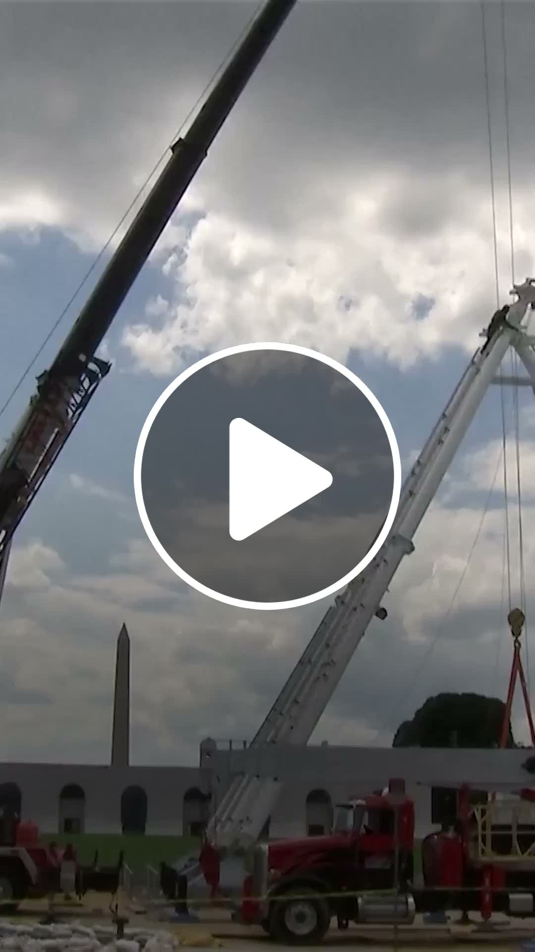 Crews Build Giant Freedom 250 Ferris Wheel Ahead of Great American ...