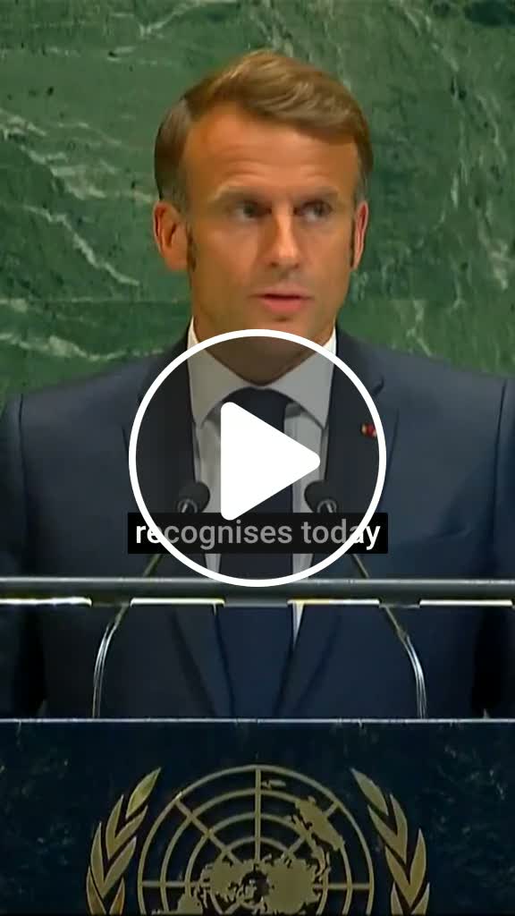 This is the moment French President Emmanuel Macron confirmed France ...