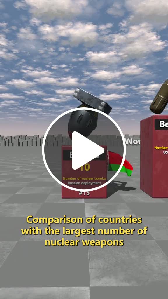 Comparison of countries with the largest number of nuclear bombs usa ...