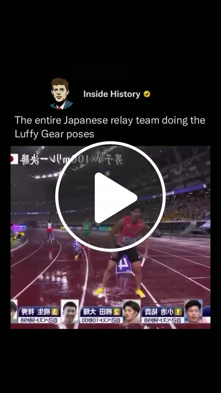 At the 2025 World Championships, Japan’s relay team thrilled anime fans ...