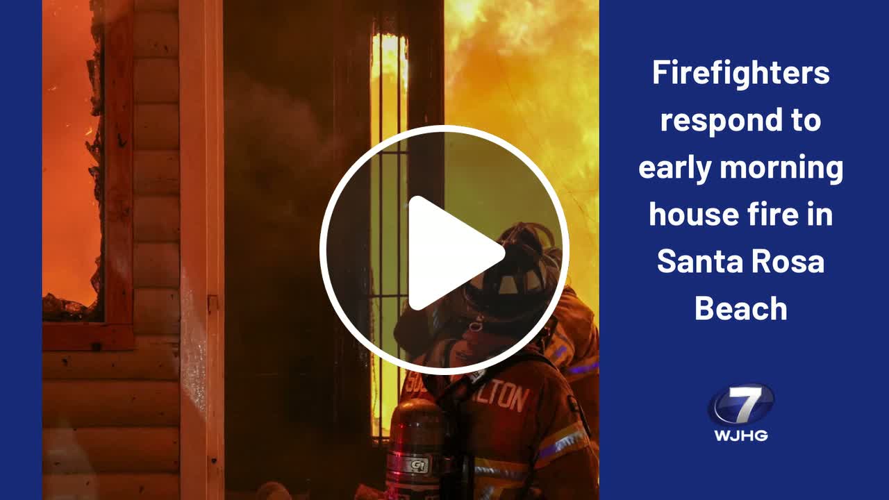 Firefighters respond to early morning house fire in Santa Rosa Beach ...