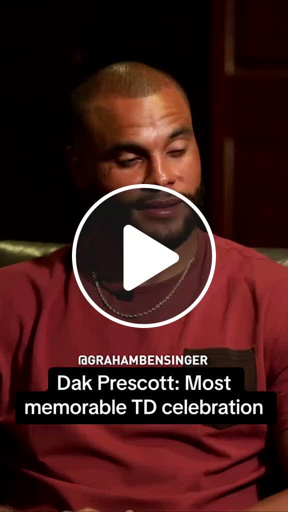 Dak Prescott on his most memorable TD celebration #dakprescott # ...