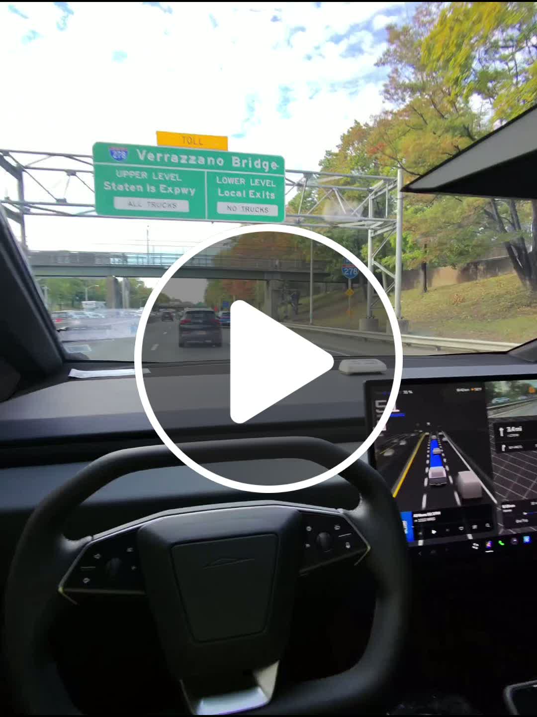 Tesla cyber truck auto pilot smooth lane changing - NewsBreak