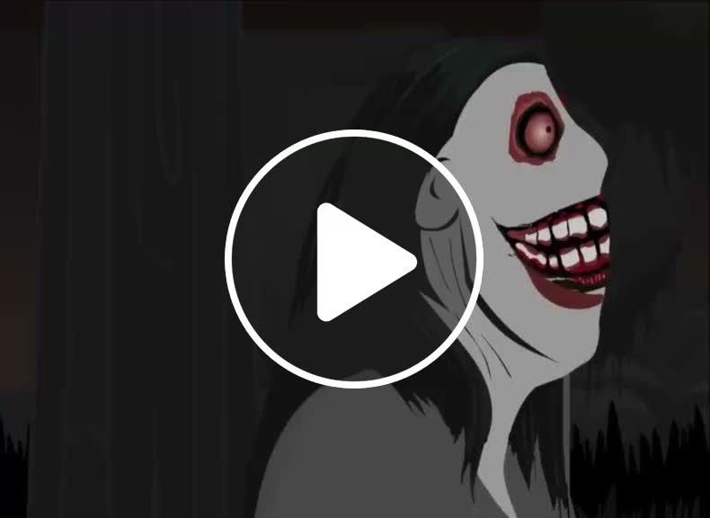 A haunting animation of Jeff the Killer feeling sad... 😢 #Creepypasta # ...