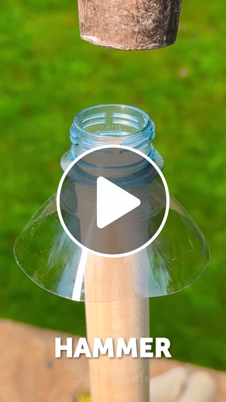 Clothes Hanger from Stick and Bottle - NewsBreak