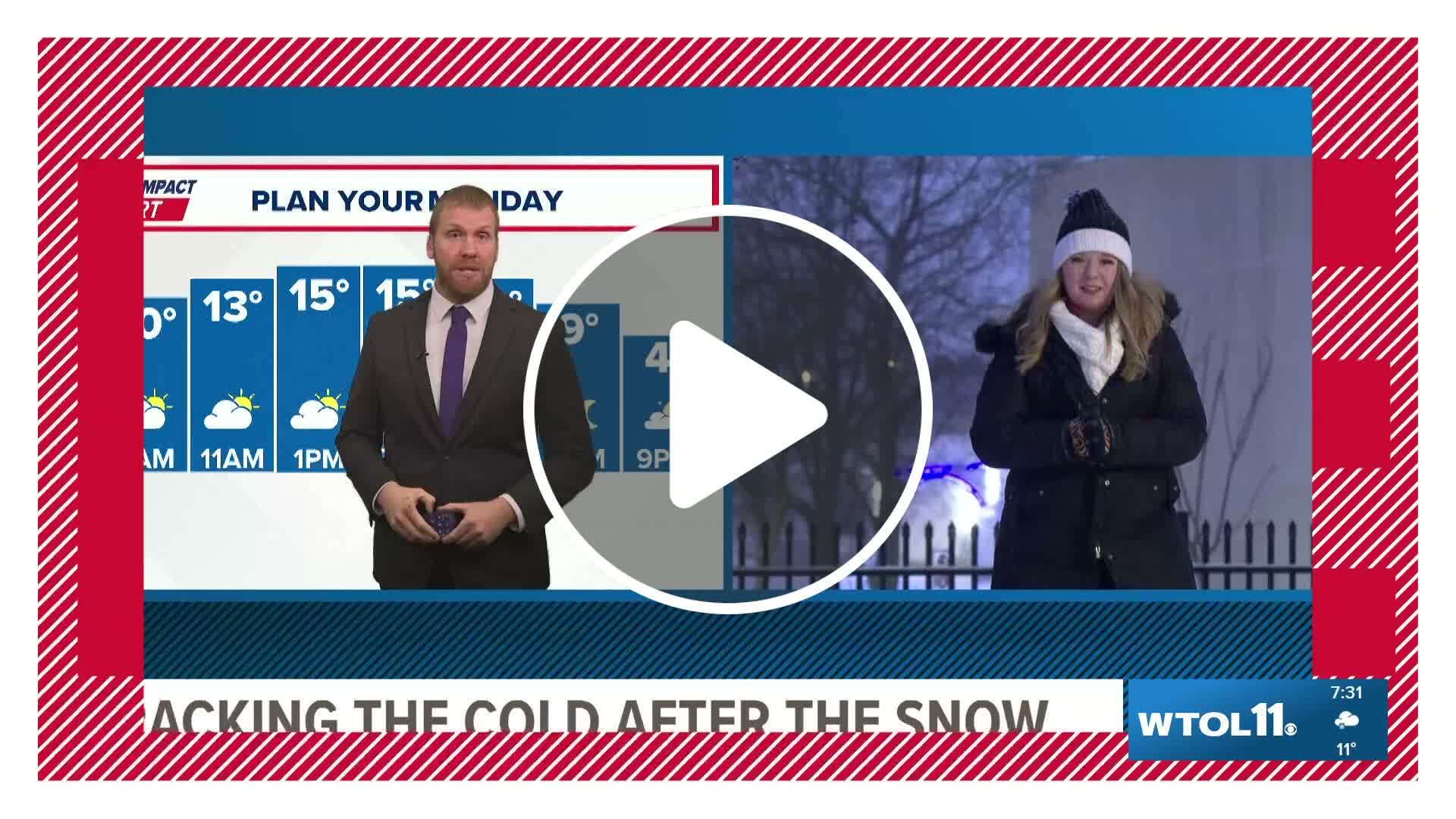 Snow day: Snow piled up after major winter storm, bitter cold continues ...