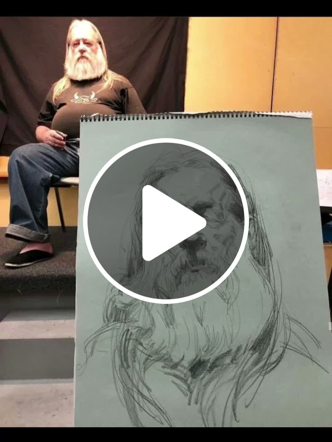A portrait pencil drawing ️. - NewsBreak