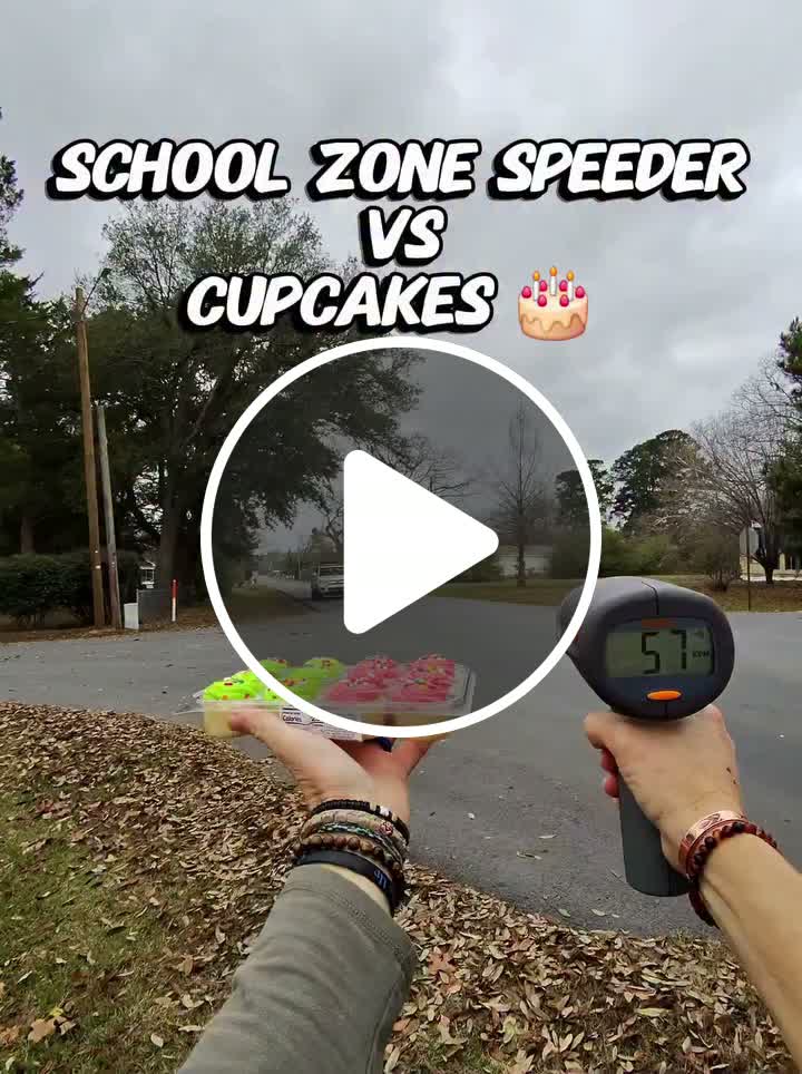 school zone speeder vs cupcakes - NewsBreak