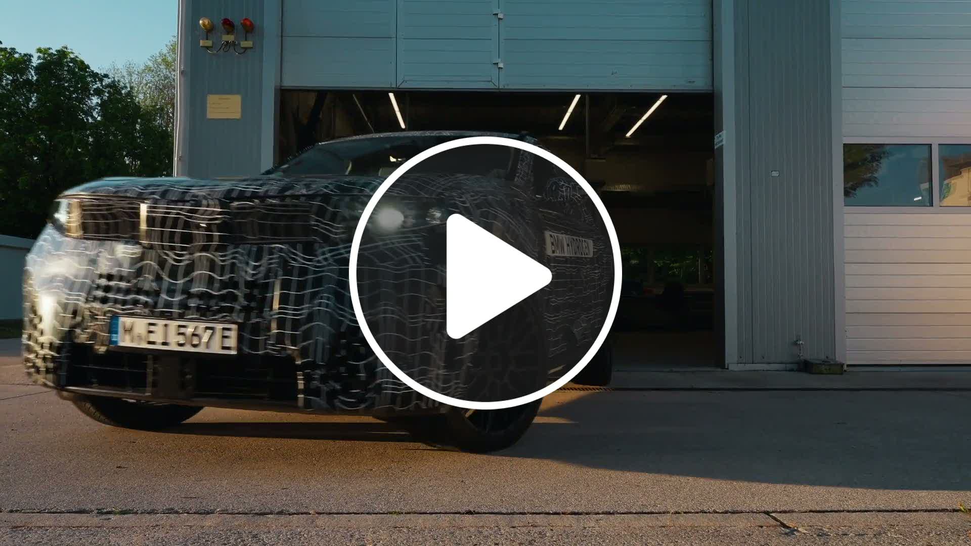 Testing the new BMW iX5 Hydrogen prototypes, Aschheim - NewsBreak