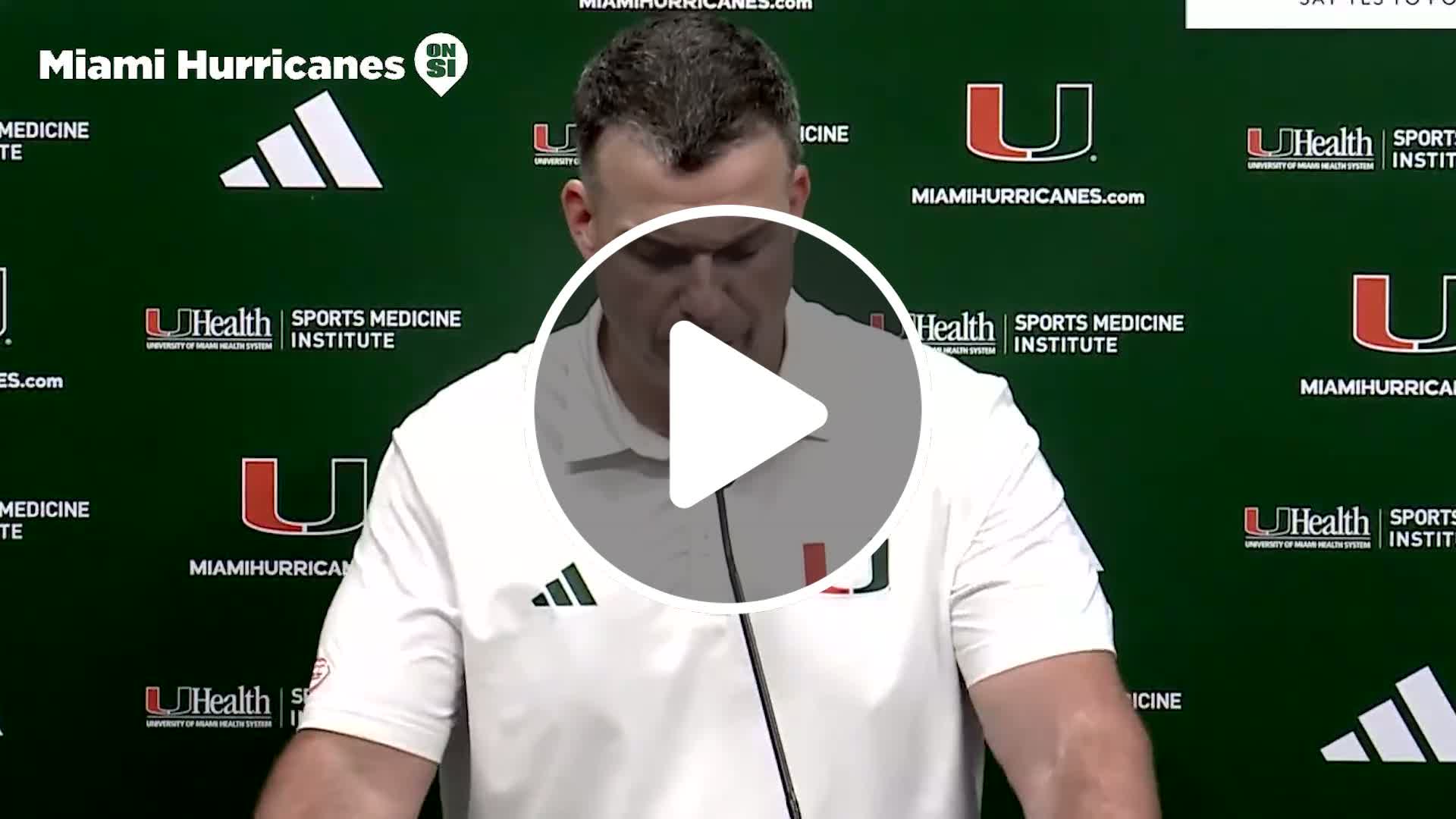 Everything Mario Cristobal said after Upset Loss to Louisville - NewsBreak