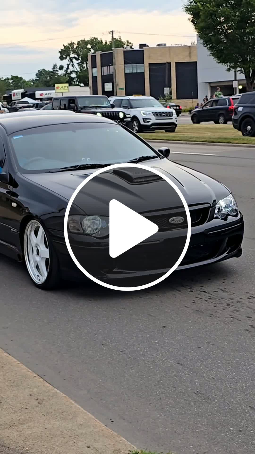 Ford FPV Super Pursuit Drive By Engine Sound Woodward Dream Cruise 2025 ...