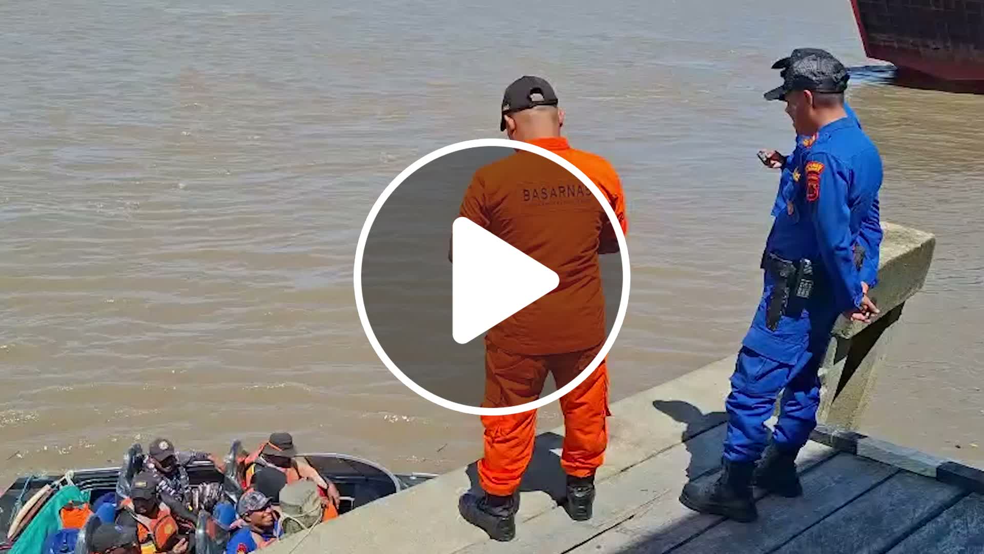 Rescue teams search for missing passenger from capsized boat in ...