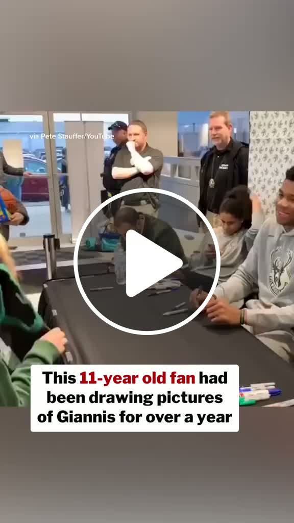 Giannis wanted to show his appreciation 💚 created by CBS Sports with ...