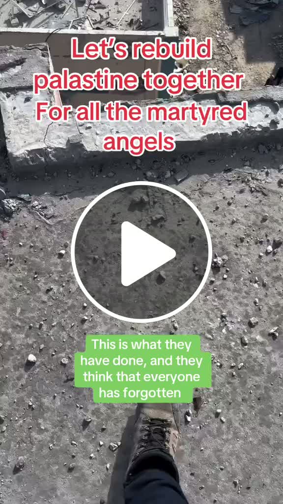 Its so heartbreaking to see the rubble left by this genocide Lets pray ...