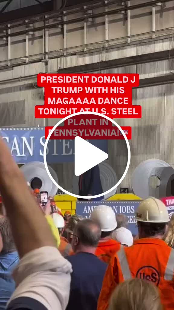 Americas GREATEST PRESIDENT, President Donald J Trump! MAKE STEEL GREAT ...