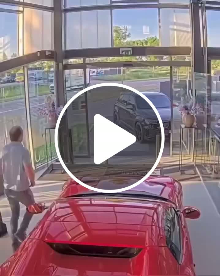 A worker rushed into a burning luxury car dealership and saved every ...
