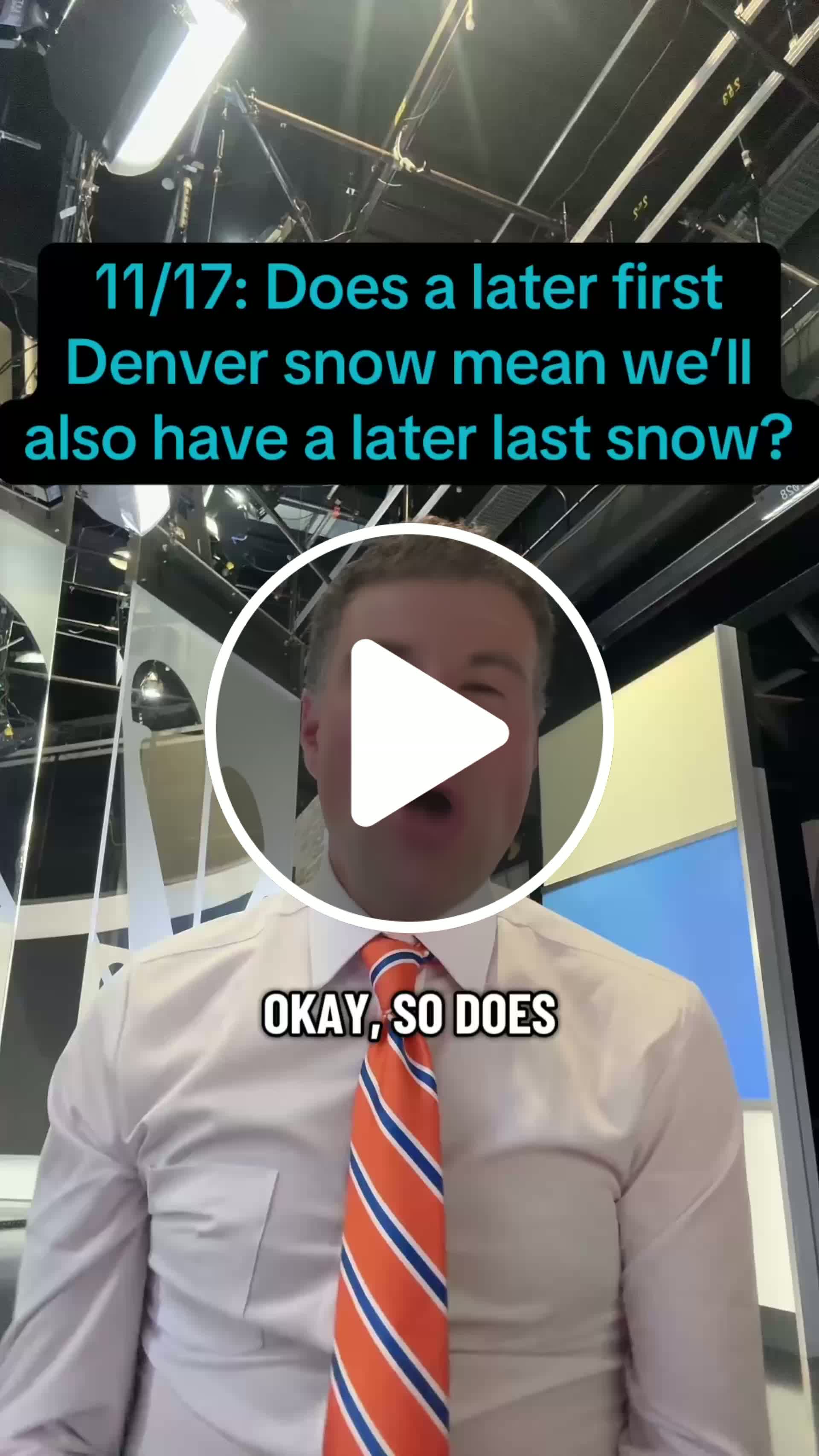 Does a later first Denver snow mean a later last snow? - NewsBreak