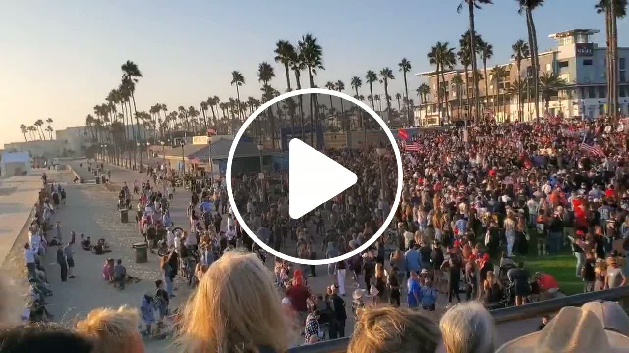 Hundreds Attend Charlie Kirk Vigil in Huntington Beach - NewsBreak