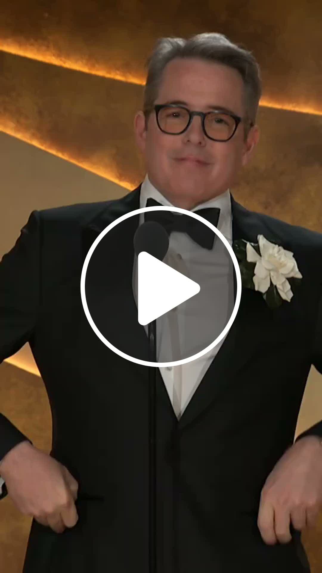 We are thrilled to have Matthew Broderick here tocelebrate his wife ...