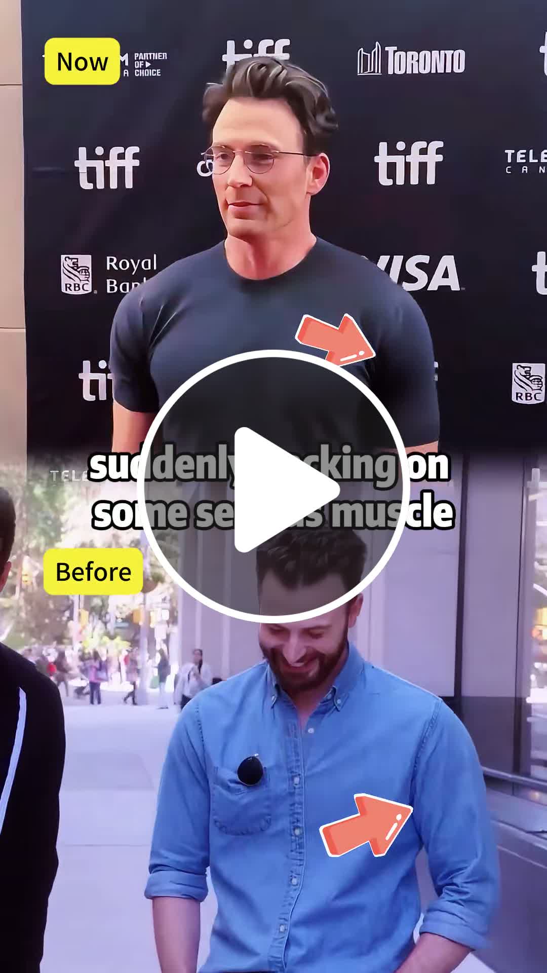 #Essential3Things Have you noticed Chris Evans' suddenly bulging ...