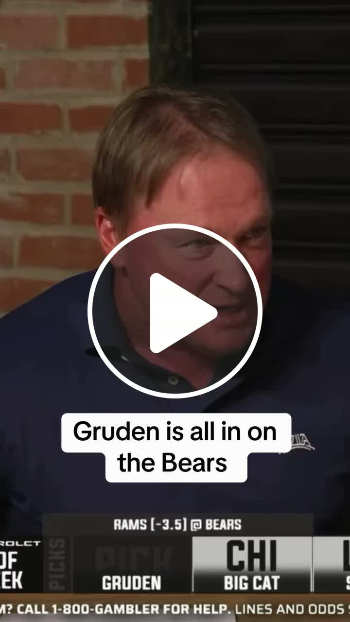 Gruden Is All In Ok The Bears - NewsBreak