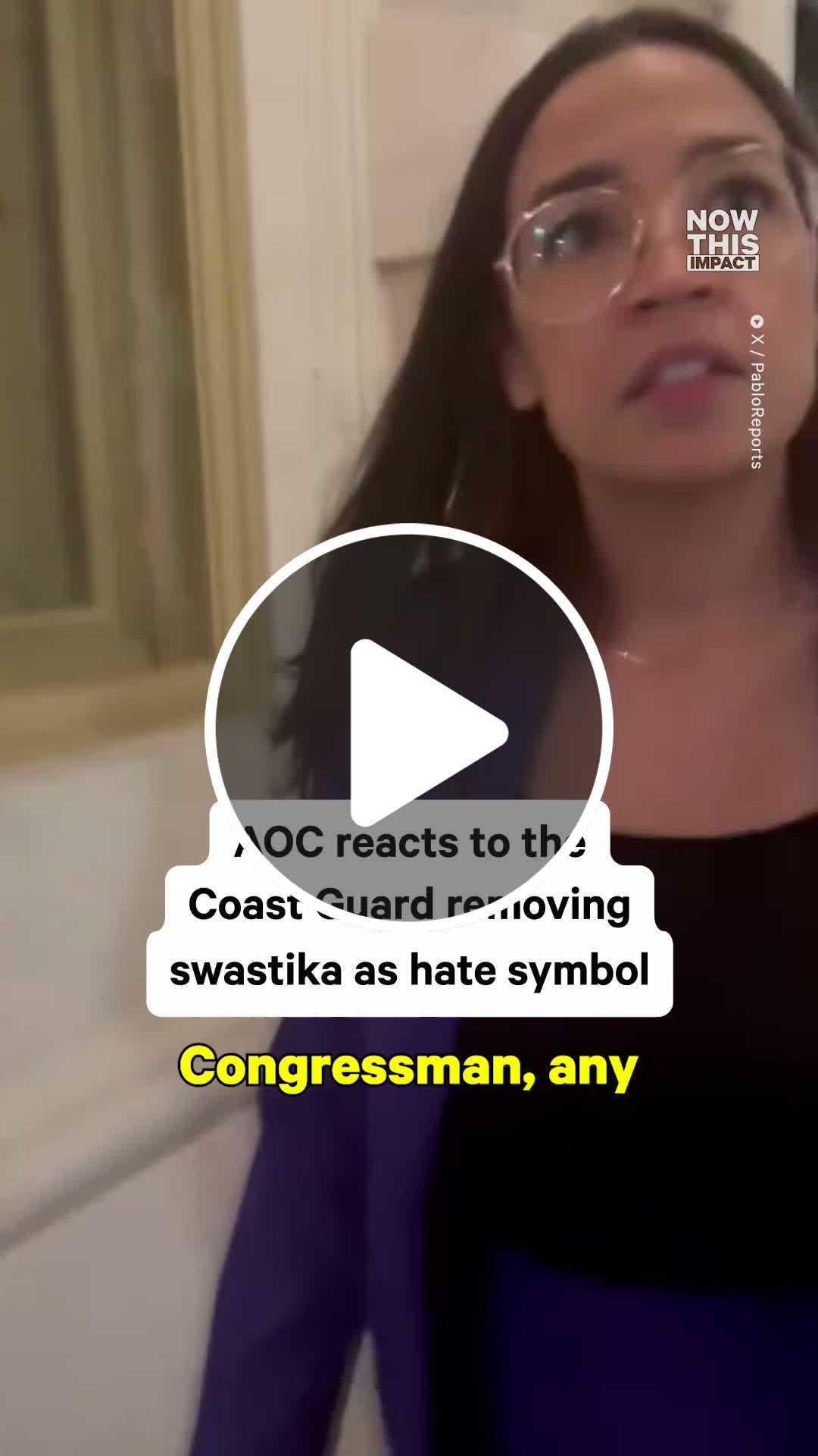 AOC Challenges Swastika Hate Symbol Status - NewsBreak