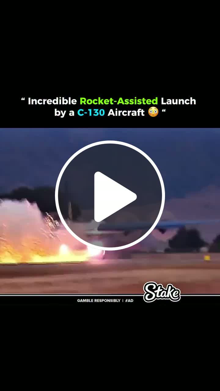 #UnpopularOpinion The C-130 with Rocket-Assisted Takeoff (RATO) is a ...