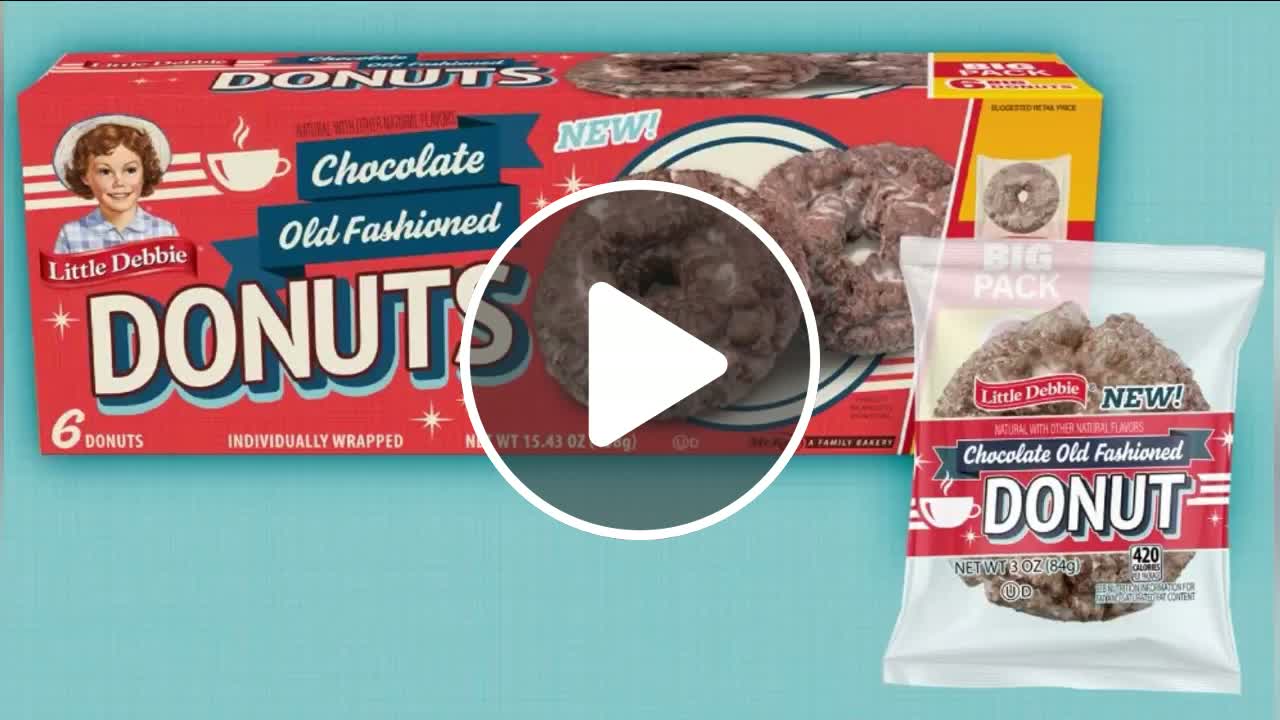 Little Debbie rolls out chocolate old-fashioned donuts nationwide ...