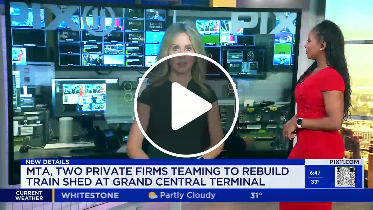 Train shed at Grand Central Terminal to be rebuilt - NewsBreak