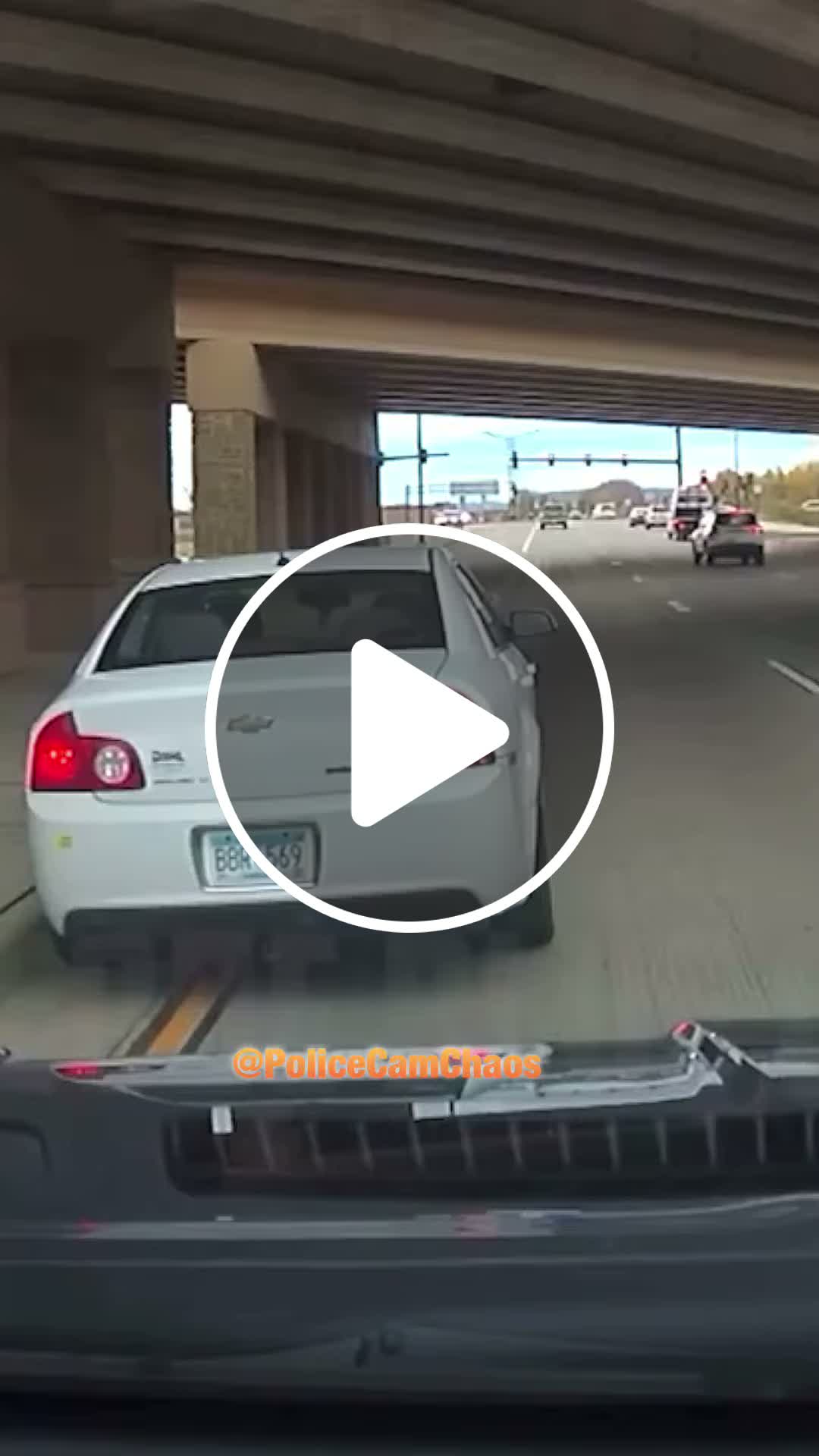 Distracted Driver Hits Police Car During Traffic Stop#bodycam # ...