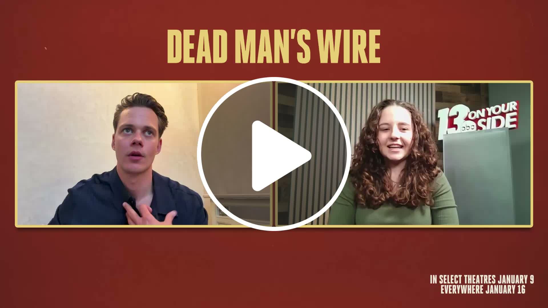 Bill Skarsgård talks new film 'Dead Man's Wire' - NewsBreak