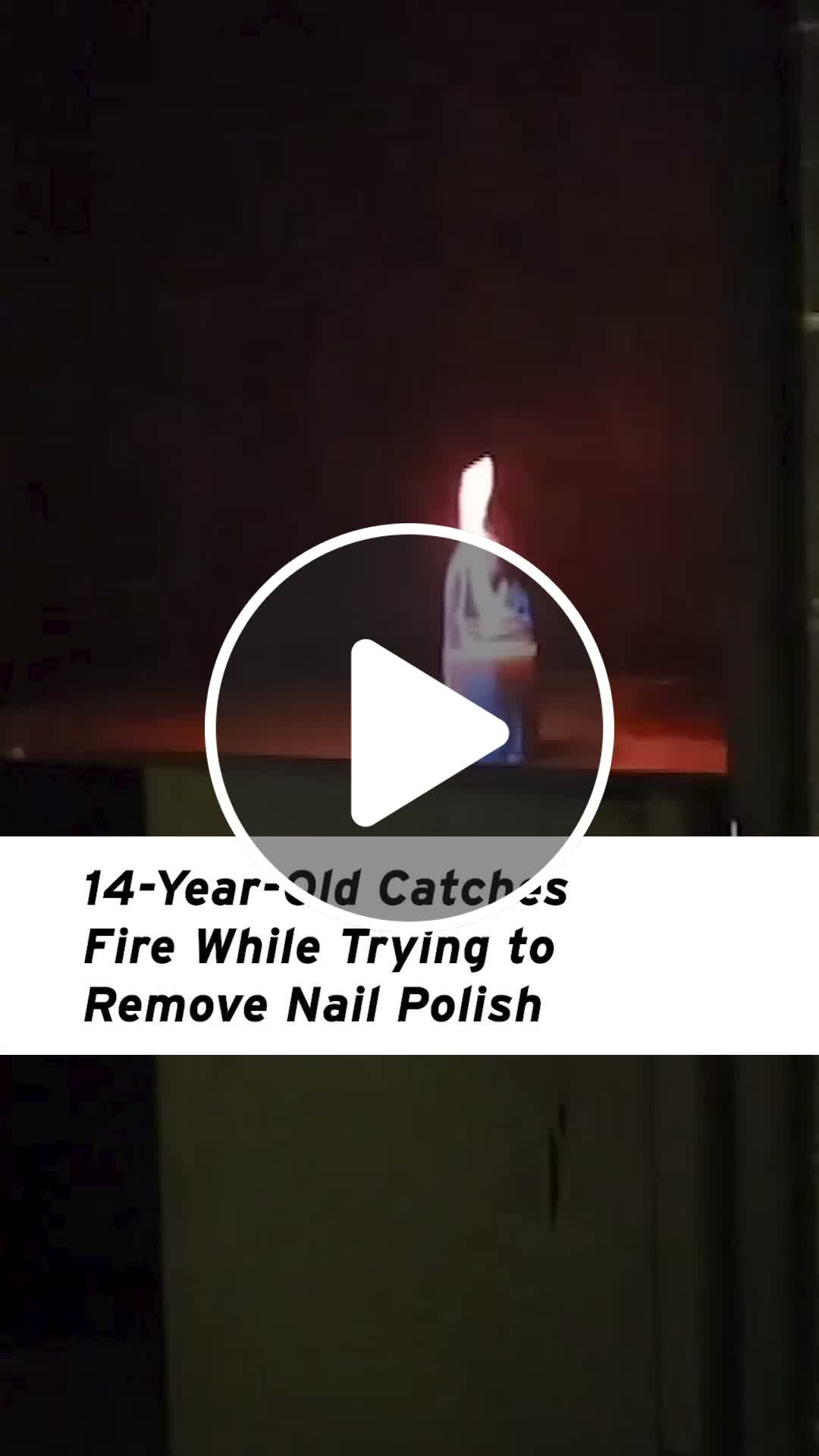 #Nailpolish remover and a burning #candle too close together is a ...