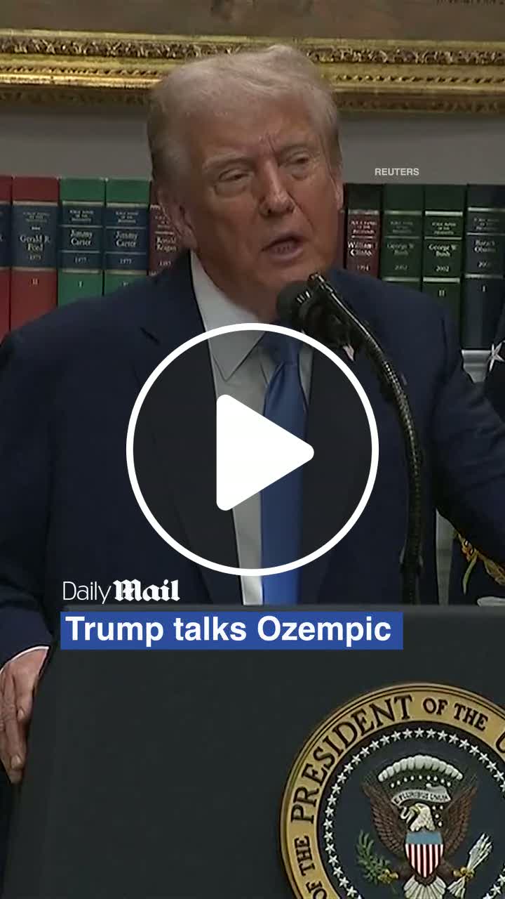 Donald Trump joked about Ozempic, which he called the fat pill, as he ...