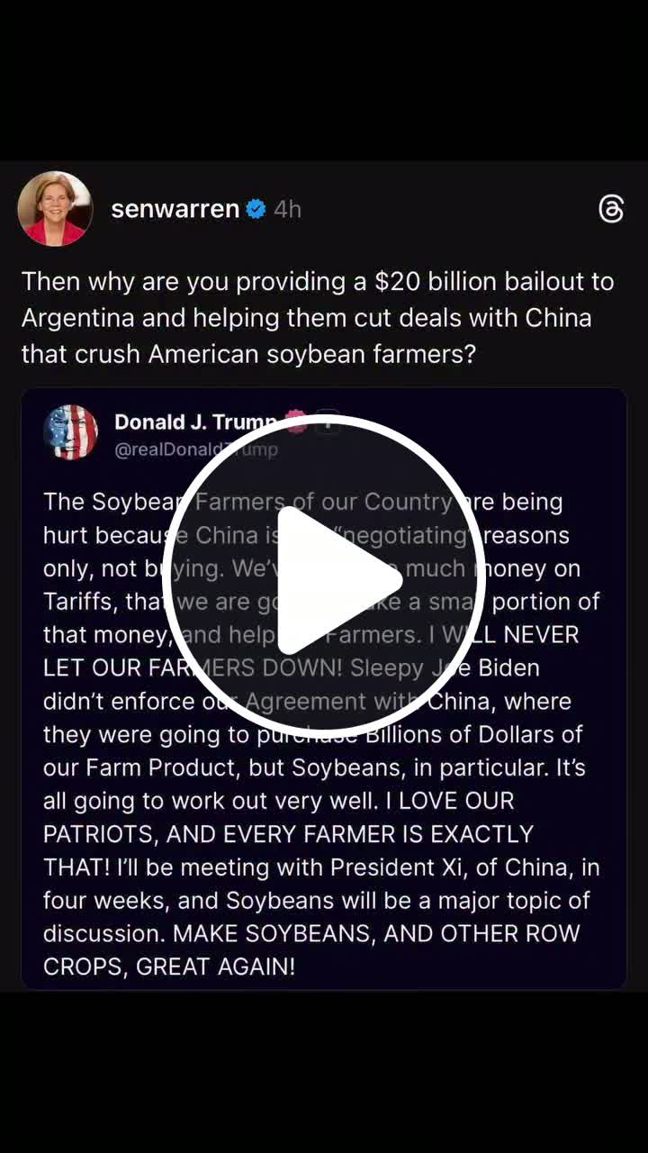 Donald Trump gaslights the American public on why soybean farmers are ...
