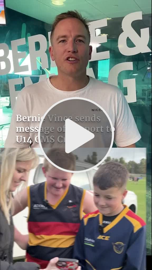 With longstanding ties to Adelaide club champion Bernie Vince, the CMS ...