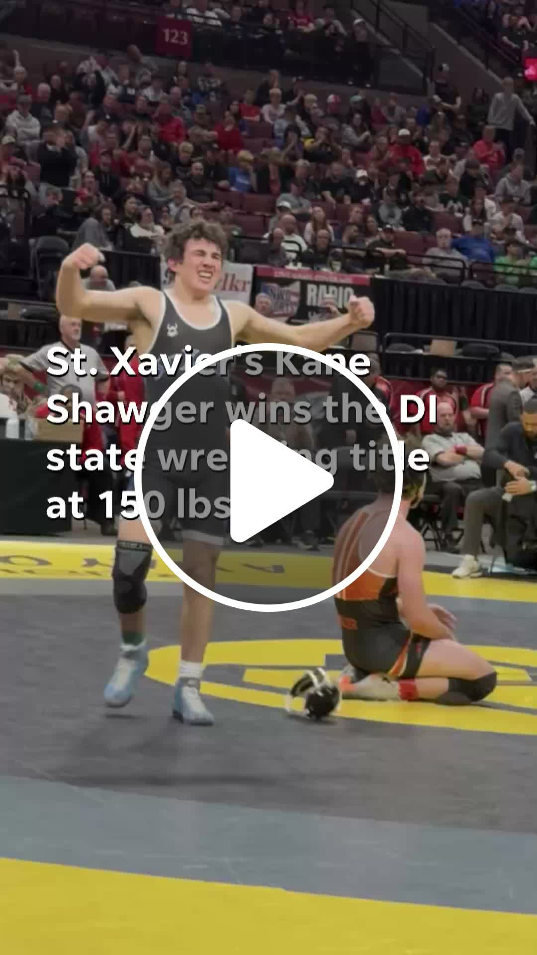 Watch St. Xavier's Kane Shawger repeat as Ohio state wrestling champ ...