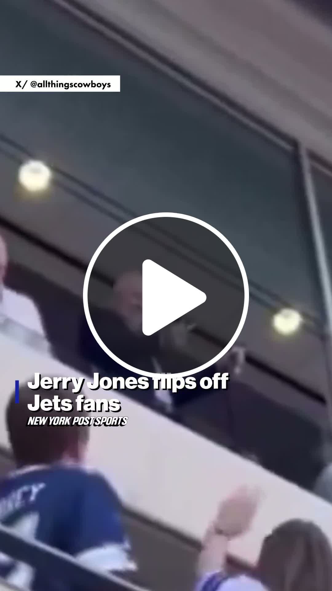 Jerry Jones let the Jet fans know - NewsBreak