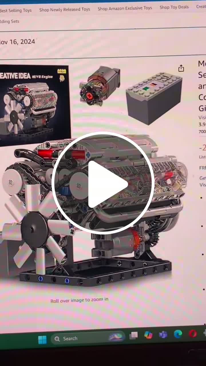 I just ordered a Mini Lego Model V8 Engine! #lego #v8 #legoengine # ...
